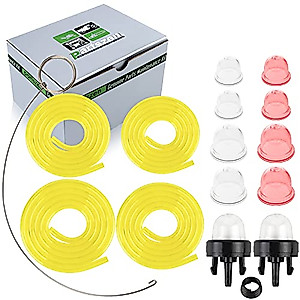 partszen AC04122 Fuel Line Primer Bulb Kit for Zama Ryobi Homelite Husqvarna Poulan Craftman Chainsaw Trimmer Blower Carburetor Weed Eater
