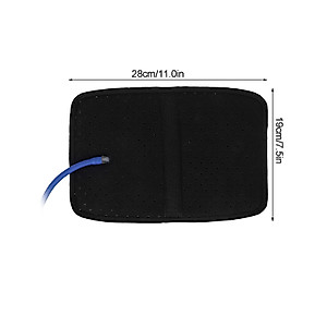 Electric Heating pad for Back/Shoulder/Neck/Knee/Leg Pain Relief,Inflatable Lumbar Support Cushion Electric Self Heating Pad for Back Pain Relief Waist Protection