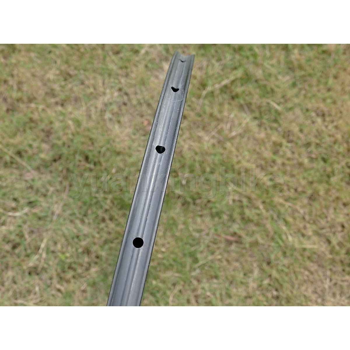 Toray Carbon Wheel Rims Full Carbon 3K Matt Road Bike Tubular Wheel Rim 50mm Basalt Brake Side Width 25mm / Holes : 24, 24