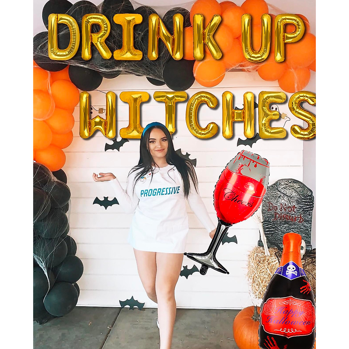 Cheers up Witches Balloons Cheers Drink Witches Party Decoration Cheers up Witches Banner Cheers Witches Sign