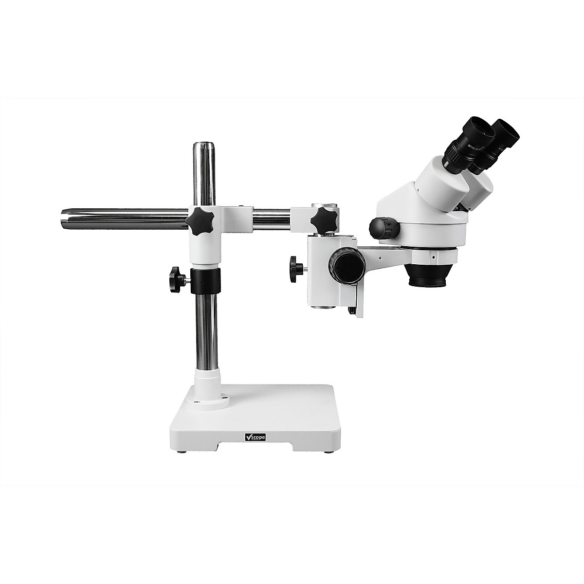 Vision Scientific VS-3EZ-IFR07 Binocular Zoom Stereo Microscope | 10x WF Eyepiece | 0.7X—4.5X Zoom, 3.5X—90x Magnification, 0.5X & 2X Auxiliary Lens