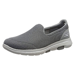 Skechers Women's Sneaker Slip On Trainers, Grey, 8.5