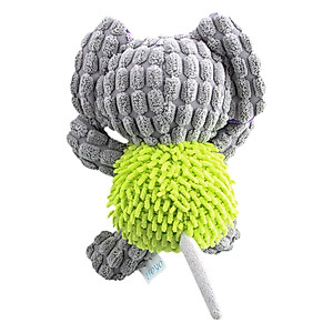 IFOYO Dog Plush Toy, Pet Dog Toy Tough Dog Squeaky Toy Cute Dog Teething Toy for Medium Small Dogs, Elephant