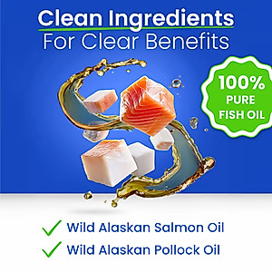 BARK&SPARK Fish Oil for Dogs & Cats - Natural Omega-3 - Skin & Coat Support - Liquid Food Supplement for Pets - Natural EPA + DHA Fatty Acids for Joint Function, Immune & Heart Health 15oz - Anchovy