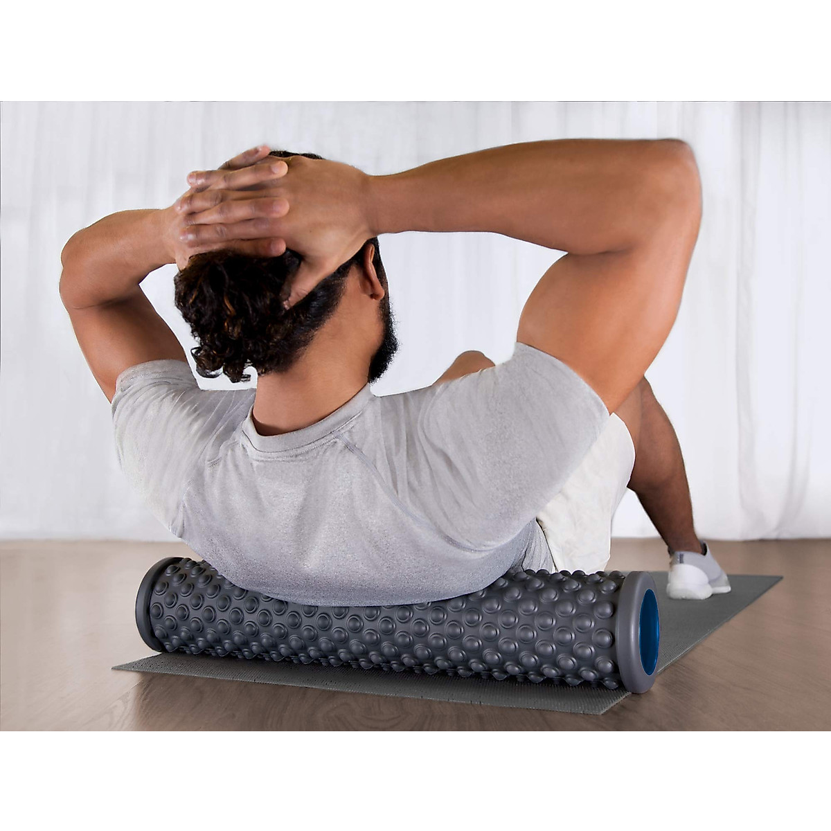 Teeter Massage Foam Roller Bundle - Textured for Deep Tissue Muscle Relief to Boost Recovery, Flexibility, Mobility - Back Pain Relief, Sports Massage, Myofascial Release