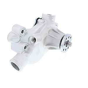 Small Block Chevy Performance Aluminum Water Pump, Short, w/Detailed Instructions