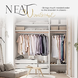 HOUSE DAY Premium Velvet Clothes Hangers Non-Slip Flocked Felt Hangers Heavy Duty Durable Coat and Suit Hangers | Vibrant Color Hangers | Lightweight Space Saving Hangers (10 Pack, Black)