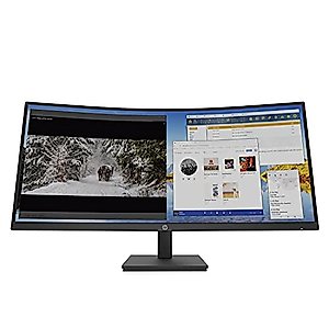 HP 34-inch Curved Monitor VA W-QHD 5ms 100Hz Display (M34d, Black)