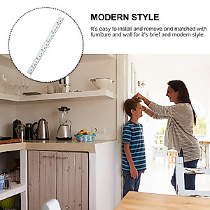 Height Growth Chart, 1pc Wall Hanging Ruler Kids Height Measuring Ruler Height Chart Pendant Wall Decor Height Measurement Ruler for Kids (Gray)