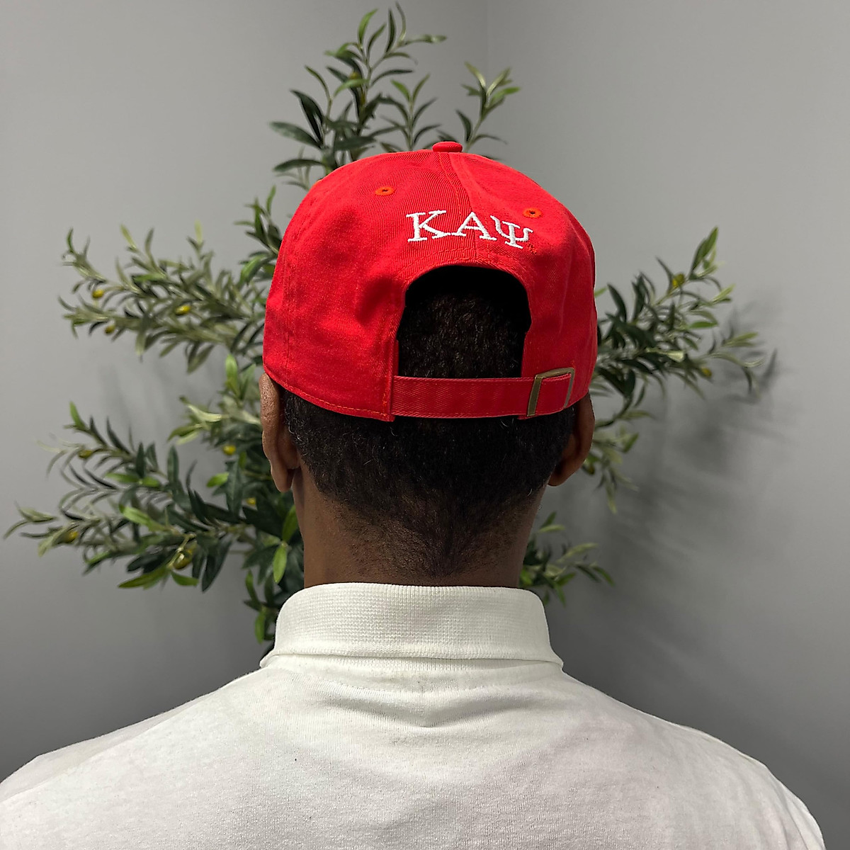 Desert Cactus Kappa Alpha Psi Baseball Hat Yo Nupe Brimmed Embroirderd Cap Adjustable Cloth Strap Adult (Style 3) Red
