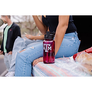 Simple Modern Officially Licensed Oklahoma Sooners BPA-Free Tritan Water Bottle with Simple Flip Silicone Straw Lid