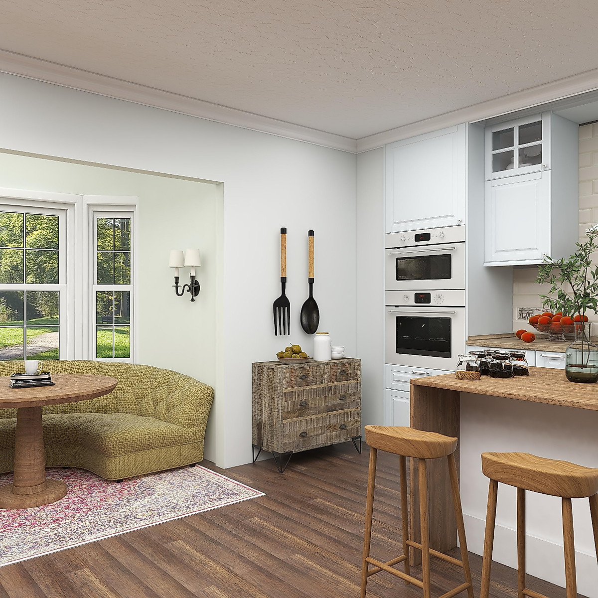 Deco 79 Aluminum Metal Utensils Home Wall Decor Spoon and Fork Wall Sculpture, Set of 2 Wall Art 8"W, 35"H, Silver