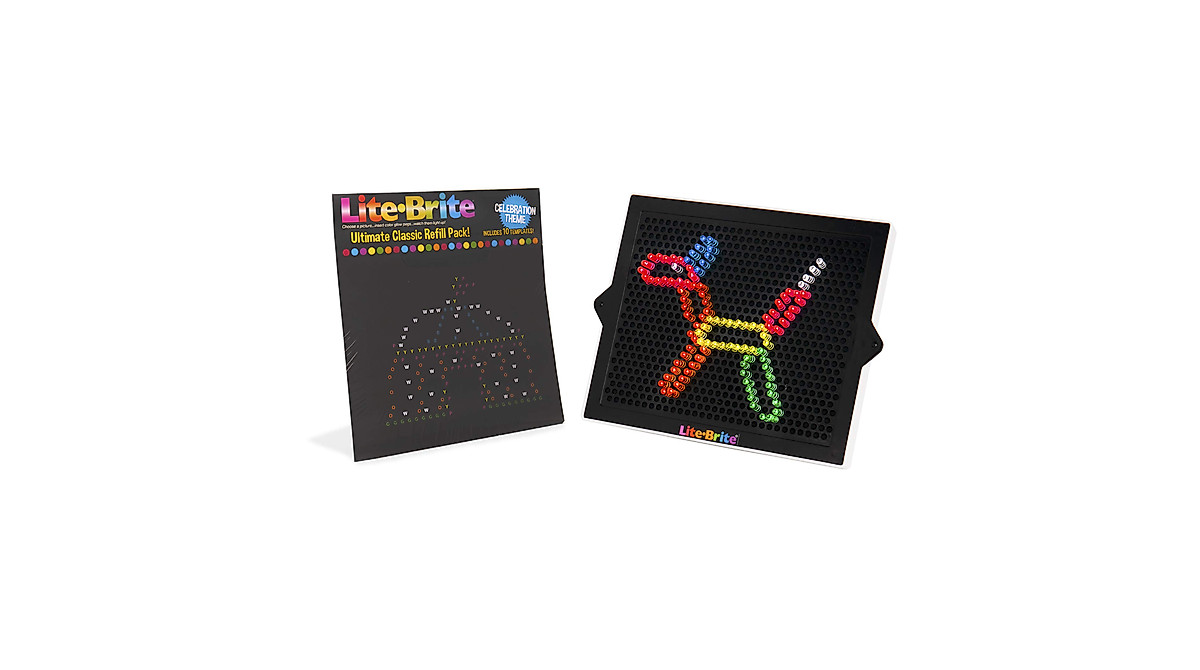 Lite Brite Ultimate Classic Refill Pack - Fun Templates