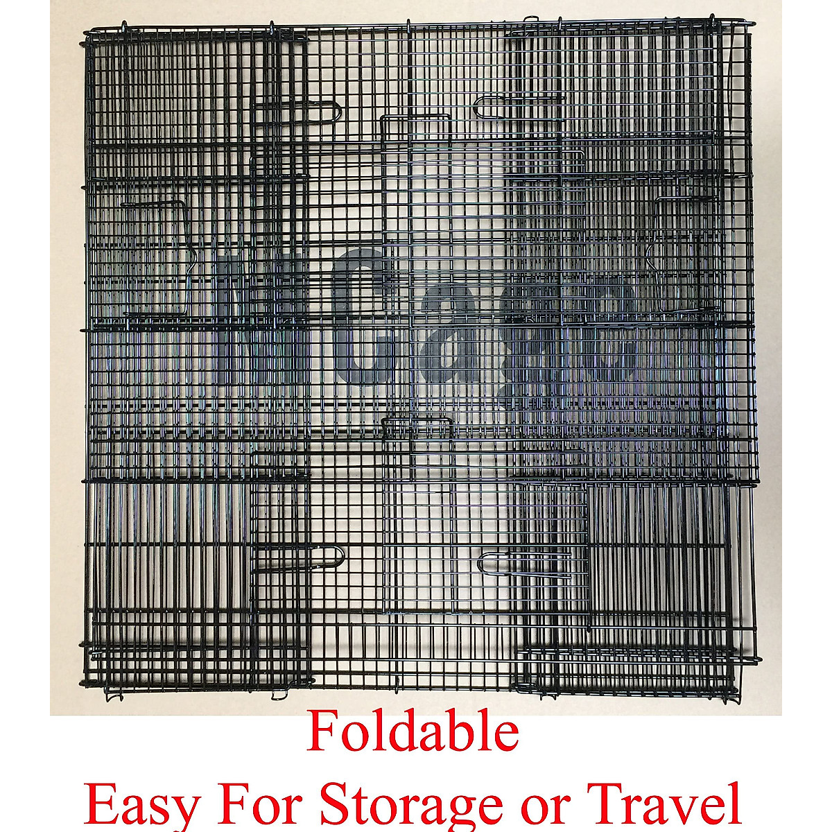 30" Large 3-Levels Easy Foldable Chew-Proof Tight Bar Spacing Ferret Chinchilla Sugar Glider Rats Mice Mouse Rodent Hamster Gerbil Hedgehog Small Animal Critter Metal Travel Carrier Cage