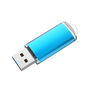 TOPESEL 128GB USB 3.0 Flash Drive, High Speed Thumb Drive USB Flash Drive USB Memory Stick for Data Storage (Blue)
