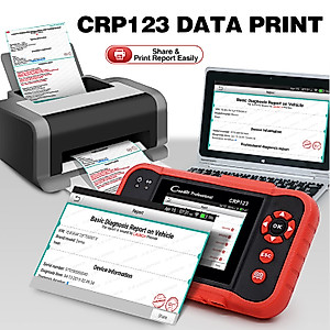 LAUNCH CRP123 OBD2 Scanner, Engine/ABS/SRS/Transmission Code Reader Car Diagnostic Scan Tool, Full OBDII Modes Automotive Scanner, Live Data Stream Graph, Lifetime Free Update