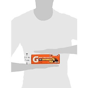 Gatorade Whey Protein Bars, Chocolate Caramel,12 Count (Pack of 1)