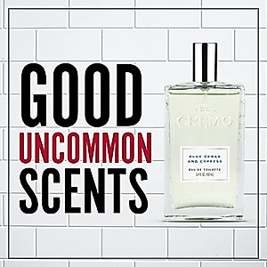 Cremo Blue Cedar & Cypress Cologne Spray, A Woodsy Scent with Notes of Lemon Leaf, Cypress and Cedar, 3.4 Fl Oz