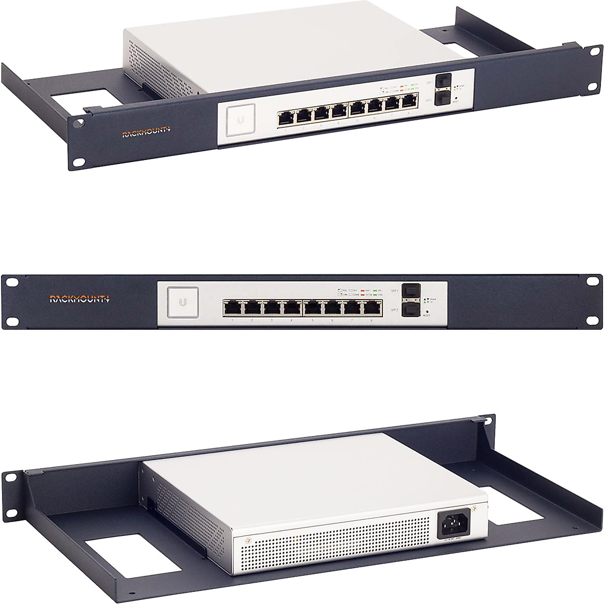 R RACKMOUNT·IT | RM-UB-T2 | Rack Mounting Kit for UniFi Switch 8-150W