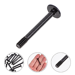 Computer Case Fan Screws 50pcs 30mm Metal Heavy Duty Pc Case Fan Screws Computer Cooling Fan Mount Screws Self-Tapping Screws