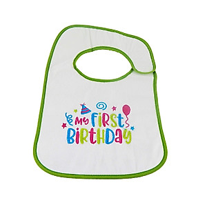 Hello Baby Wonder First Chanukah, Passover, Purim, & Birthday Bib Set - 4pk