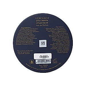 Vérsace Dylan Blue Pour Femme For Women Eau de Parfum Spray 3.4 OZ. 100 ml