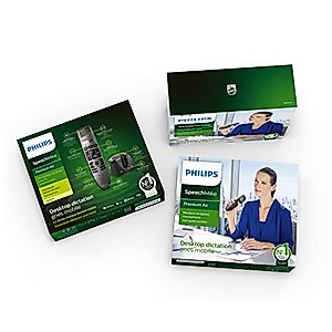 Philips SpeechMike Premium Air Wireless Dictation USB Microphone, Push-Button