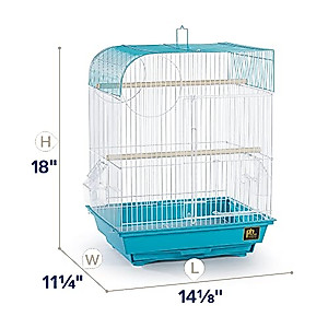 Prevue Pet Products South Beach Flat Top Bird Cage, Teal (SP50061)