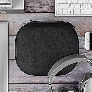 Geekria Shield Headphones Case Compatible with Bose QuietComfort 45 II, QC 35 II Gaming Headset, QC 25, QCSE Case, Replacement Hard Shell Travel Carrying Bag with Cable Storage (Dark Grey)