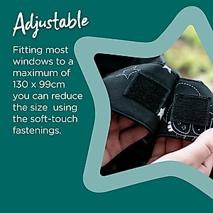 Tommee Tippee Sleeptight Portable Blackout Blind with Suction Cups, Adjustable and Lightweight, Large, 51x78 Inches