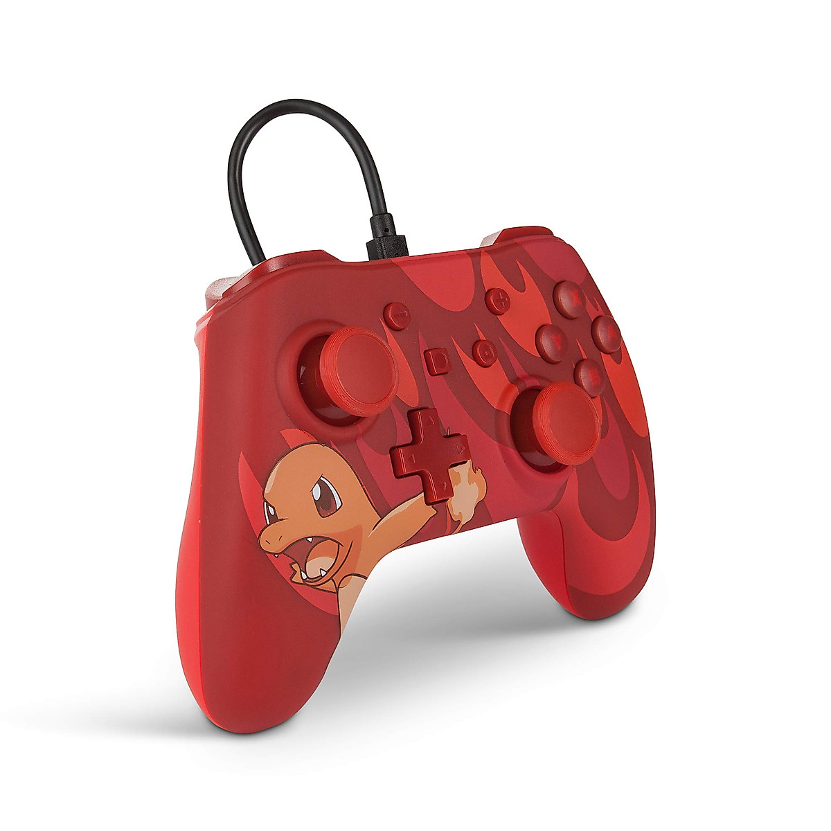 PowerA Wired Controller for Nintendo Switch - Pokémon: Charmander Blaze, Gamepad, Game controller, Wired controller, Officially licensed