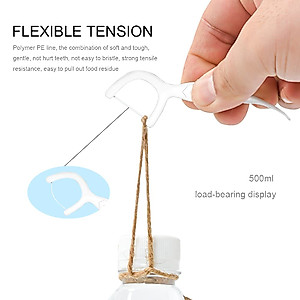 Individually Packaged Dental Floss,Floss Singles Bag,Dental Picks Disposable,Travel Dental Floss,Dental Floss, Floss Sticks,Easy to Carry Dental Flossers(100 Count)