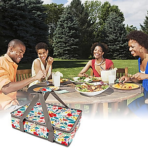 QEES Insulated Casserole Carriers for Hot or Cold Food,Casserole Dish Bag Carrying Case,Food Carrier Warmer Container Bag For Travel Picnic.Pioneer Woman Kitchen Stuff.Fits 9"x13" Baking Dish