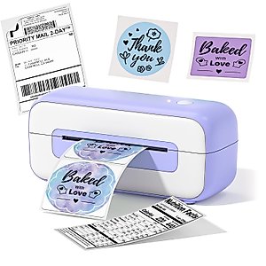 LabelCreate Thermal Shipping Label Printer, 4x6 Thermal Label Printer, Label Printer for Small Business, Direct Thermal Printer Compatible with Amazon Shopify Etsy Ebay FedEx USPS（Only USB）