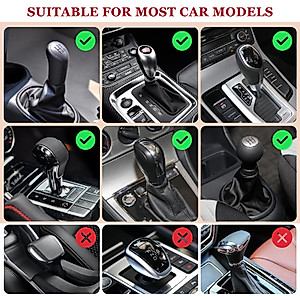 Yajeea Car Gear Shift Hoodie, Funny Mini Hoodie Car Decor, Winter Warm Universal Fit Shift Knob Cover, Automotive Interior Accessories Gift