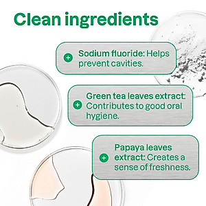 ATTITUDE Toothpaste with Fluoride, Prevents Tooth Decay and Cavities, Vegan, Cruelty-Free and Sugar-Free, Blueberry, 4.2 Oz