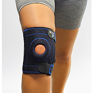 Brace On Active Sport Knee Brace - Bi-directional Patella Stabilizer for Men and Women, Medium
