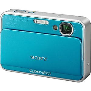Sony Cybershot DSC-T2 8MP Digital Camera with 3x Optical Zoom (Blue)