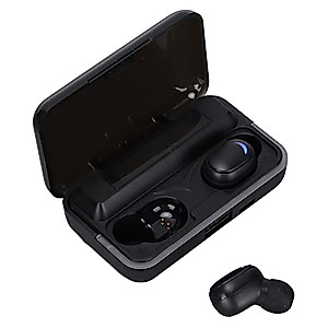 Noise Reduction Earbuds, Wireless Earbuds LED Display Bluetooth 5.1 Earphones with Charging Box and Different Sizes of Earplugs for Sports Driving Traveling Housework