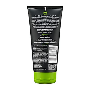 King of Shaves Cooling Aloe Vera Low Foam Shaving Gel for Men 175ml