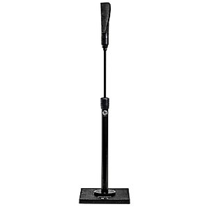 Franklin Sports Baseball Batting Tee - MLB Total Tee Baseball + Softball Hitting Tee - Batting Practice Stand - Adult + Youth Batting Tee - Adjustable Tee,Black
