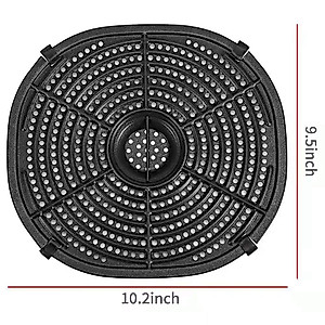 RAMLLY Air Fryer Replacement Grill Pan For Power XL 7QT,Crisper Plate,Air fryer Accessories,Non-Stick Fry Pan