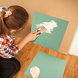 Amylove Drywall Repair Panel Drywall Patch Panel Drywall Repair for Mend Wall Repair (2 Pcs,Green,12 x 12 x 1/2 Inch)