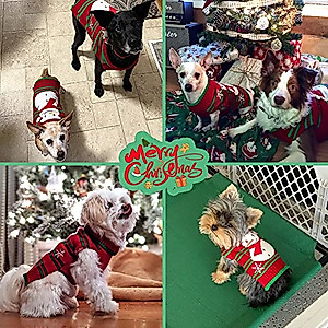 SHIAOMIN Dog Snowman Sweaters Xmas Dog Holiday Costume Year Christmas Clothes Pet Hoodies Small Dog Cat(X-Small)
