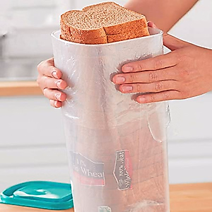 Container Plastic Storage Keeper - Sandwich Size Single Loaf Bread Box
