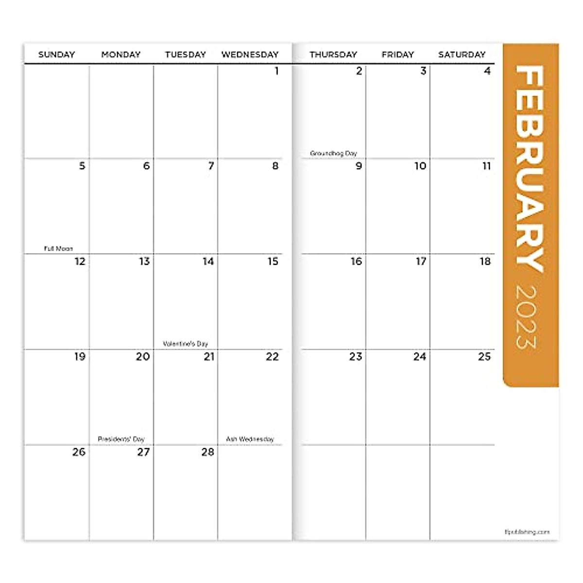 TF PUBLISHING Puppies Small Monthly Pocket Daily Planner 2023-2024 | Pocket Calendar 2023-2024 For Purse | Daily Planner 2023 - 2024 | Agenda 2023 | Calender 2023 Small Planner | 3.5" x 6.5"