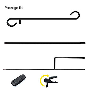 Garden flag stand,flag banner stands,decor pole stand,yard flag pole small, Banner Flagpole,Wrought Iron flag stand for flags with Anti-Wind Clip,flag pole bulk Without Flag