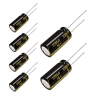 Replacement for 6 pcs Panasonic FM Series Capacitors 16V 2200uf Low Impedance