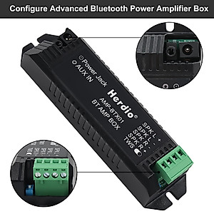 Herdio 5.25 Inch Bluetooth Ceiling Speakers Home Recessed Speaker System 300 Watts Perfect for Humid,Kitchen,Bedroom,Bathroom,Covered Patio (A Pair)