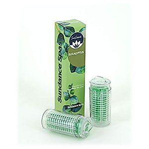SunScents Eucalyptus Spa Fragrance | Essential Oil Aromatherapy Cartridge for 880 and 980 Sundance Spas (Two cartridges)